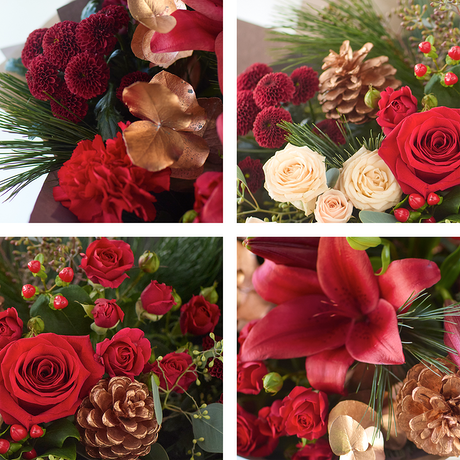 Christmas flowers and chocolates store