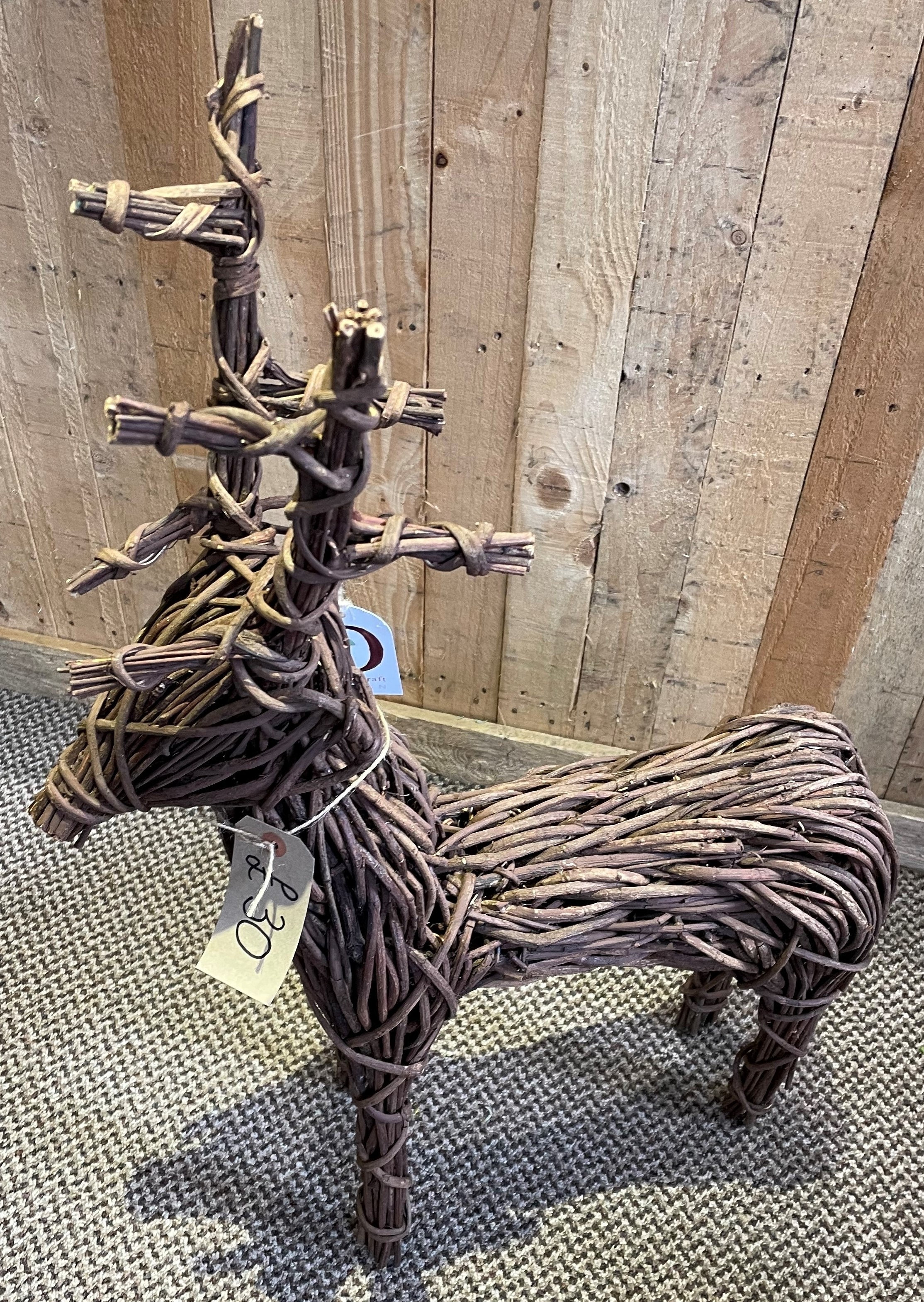 Willow Reindeers in Grateley Hampshire - Gallaghers