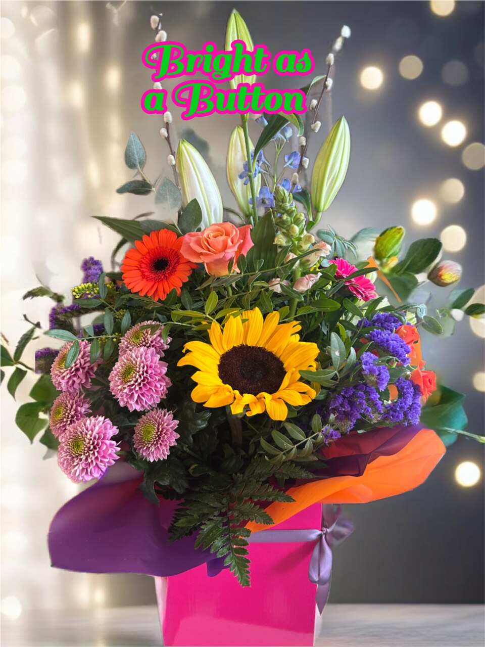 Bright as a Button in Bolton Lancashire - Virginia Carmen Designs Ltd